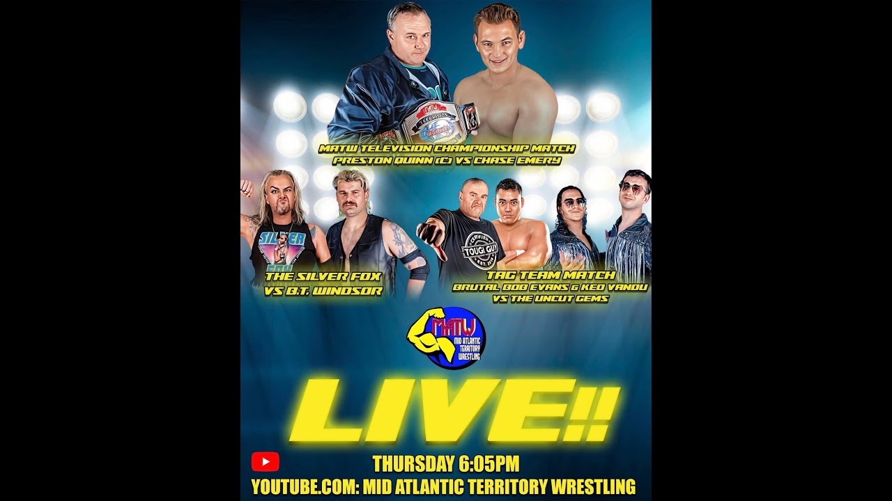 Mid-Atlantic Territory Wrestling TV 1-30-25: TV Championship! The Big ...