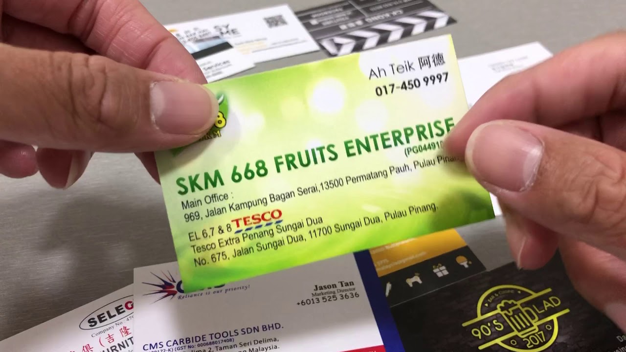 Ivory Card Printing - YouTube