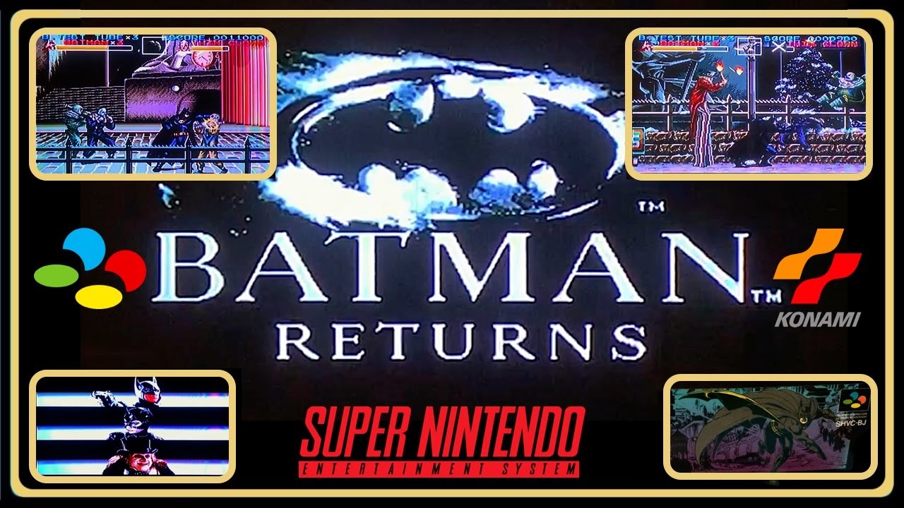 Batman Returns by Konami on SNES / SFC a Kick @$$ Christmas Beat 'em Up ...