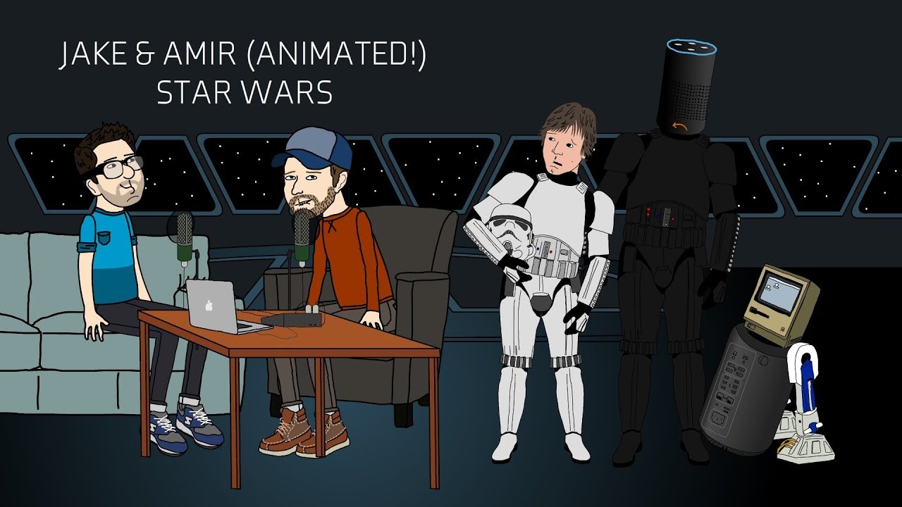 Jake & Amir (Animated) - "Star Wars" - YouTube