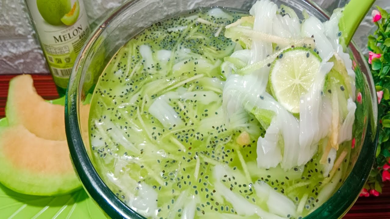 Es Kuwut Melon Kelapa Muda Kw Ide Jualan minuman kekinian - YouTube