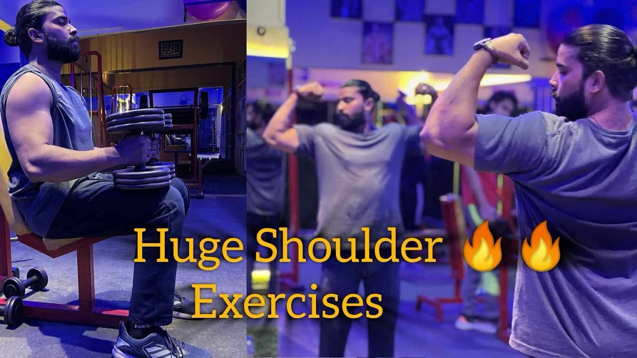 Huge Shoulder Workout 🏋️ - YouTube