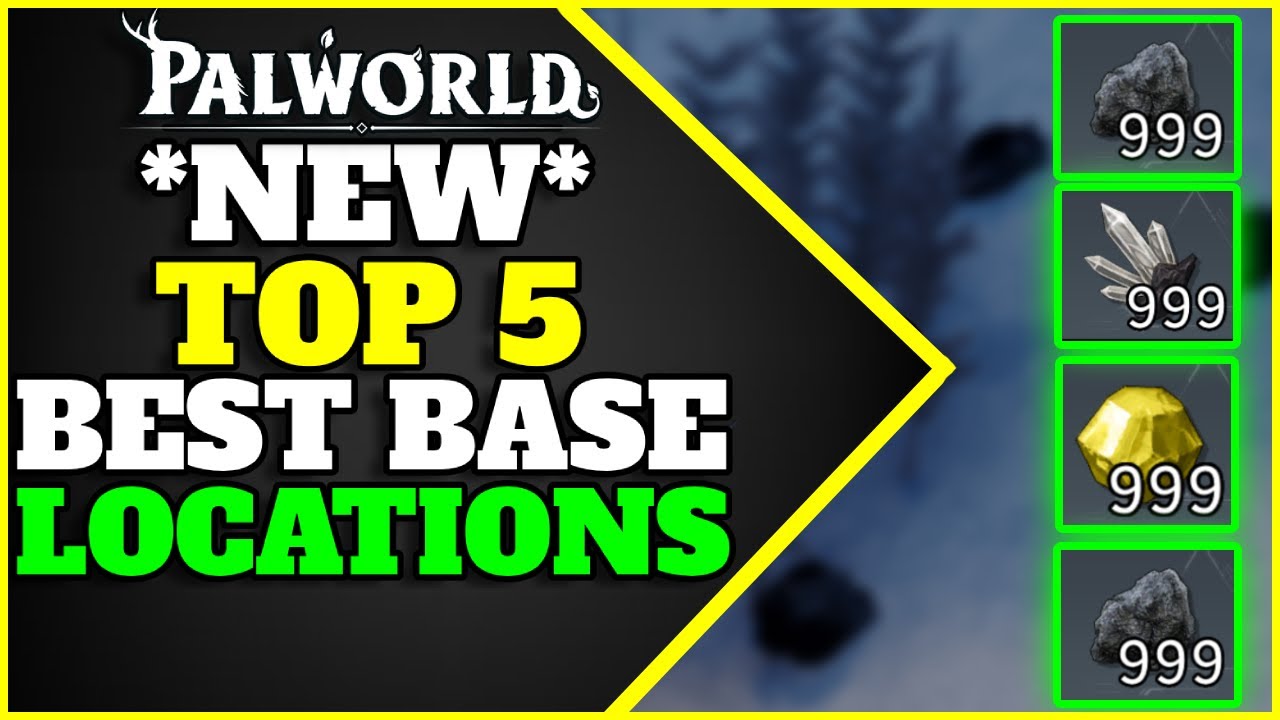 *NEW* Best Palworld Base Locations! INFINITE Palworld Ore Farm! - YouTube