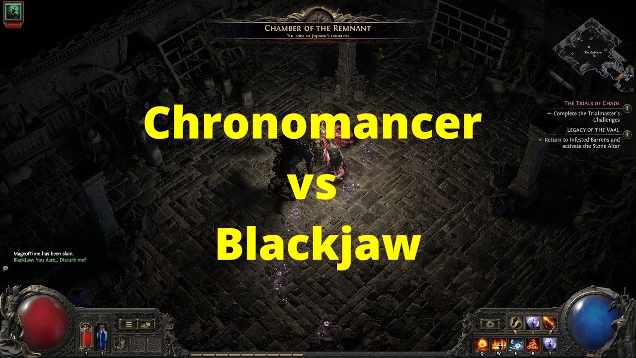 POE2: Chronomancer vs Blackjaw, the Remnant (Act 3 ) - YouTube