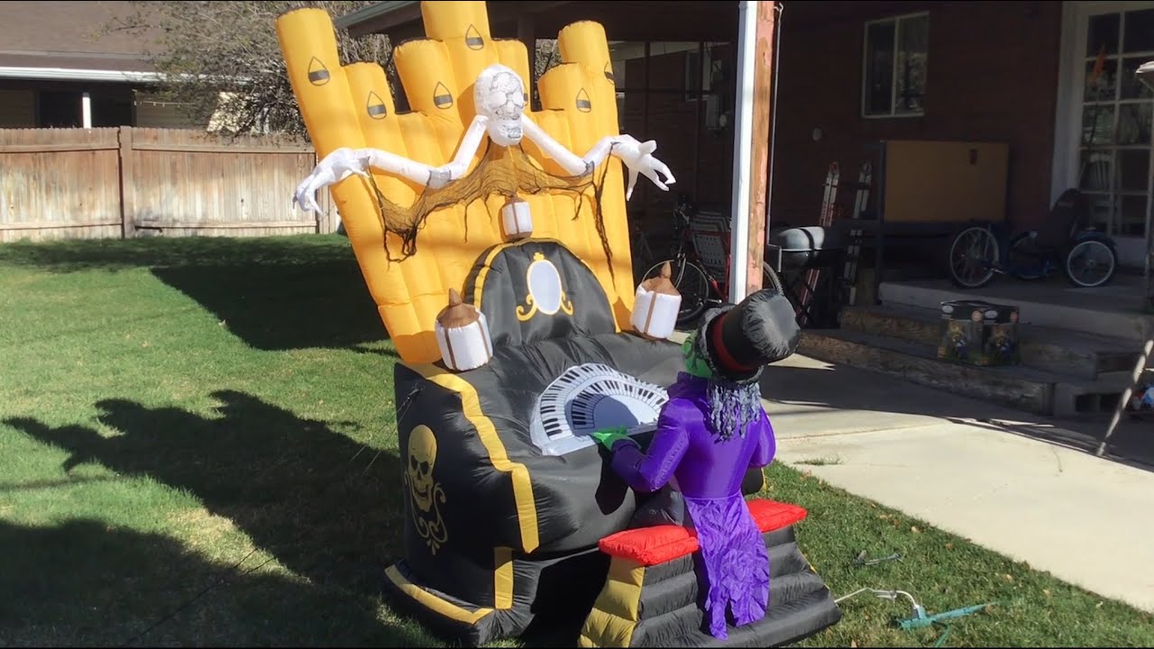Gemmy 2019 7 ft Haunted Organ Scene Inflatable (Lowe’s) - YouTube