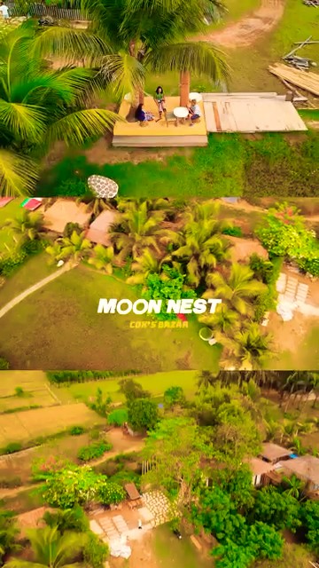Drone view around Moon Nest Resort in Cox’s Bazar. 🚁 🌿🌸 #coxsbazar #drone #dji #moonnestresort ...