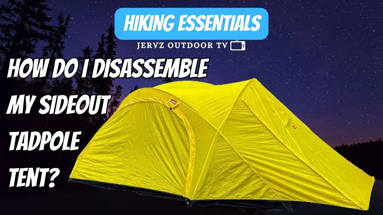 How do I Disassemble my SideOut Tadpole Tent? - YouTube
