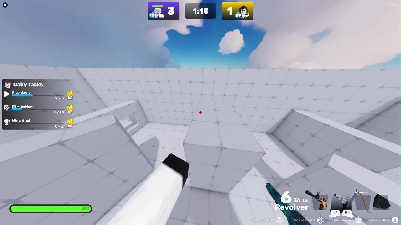 Revolver only challenge in Roblox rivals. - YouTube