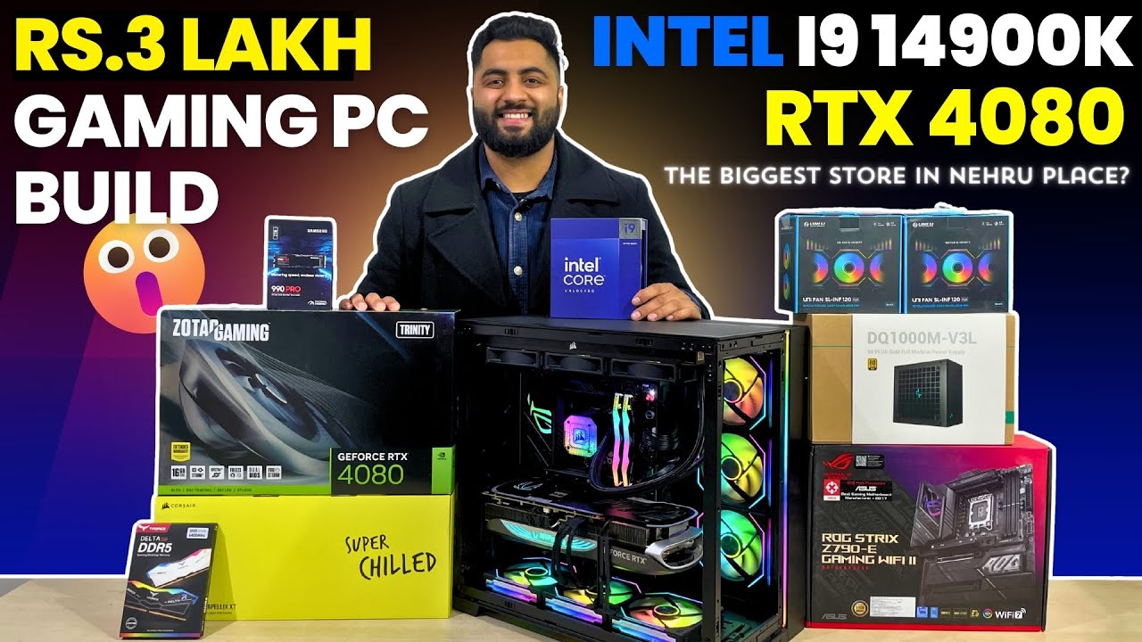 Rs.3 Lakh Intel i9 14900K & RTX 4080 | 4K Gaming PC Build | Watch ...