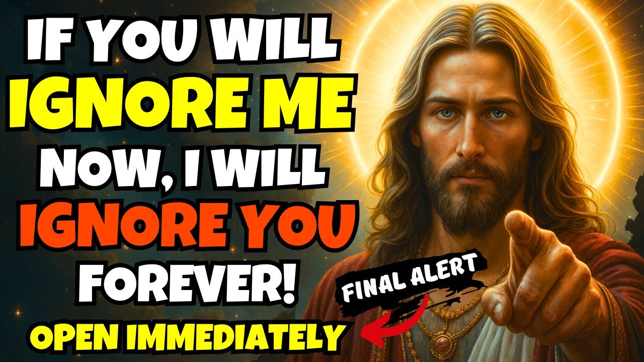 God Says: "DO NOT DARE TO IGNORE ME - LISTEN ME NOW" God Message👆God ...