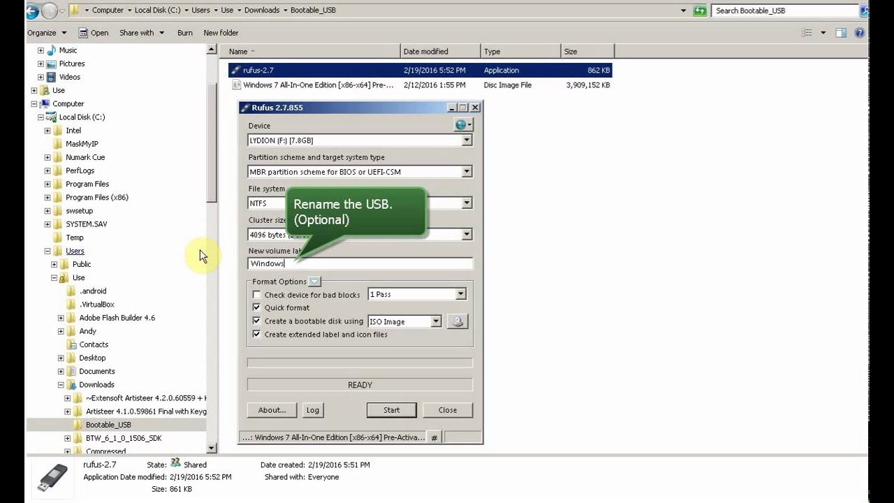 How to create a USB Bootable Operating System - YouTube