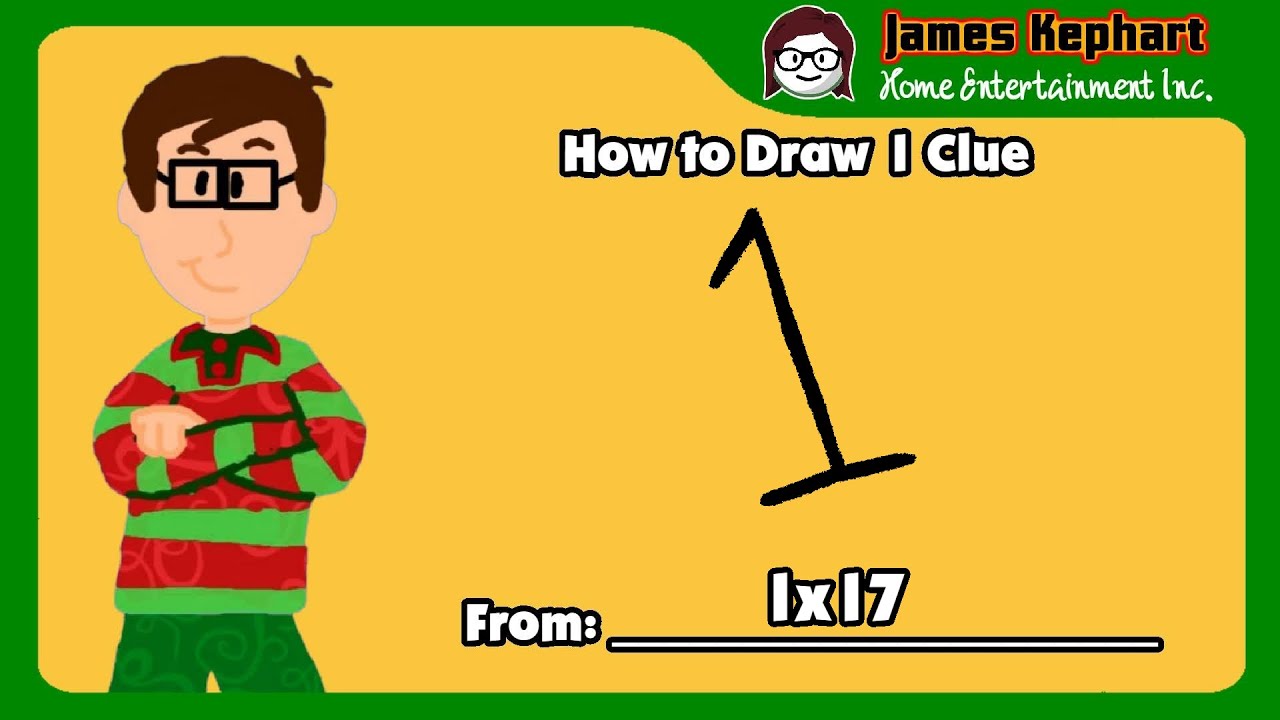 James' One Clue Series - How to Draw the Number One (1x17 Version ...