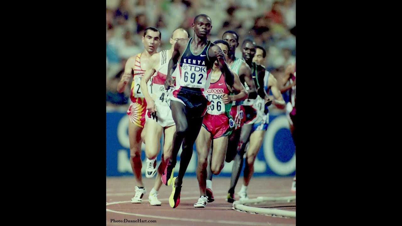 Daniel Komen (Kenya) Khalid Boulami, Tom Nyariki - mens 5000m from 1997 ...