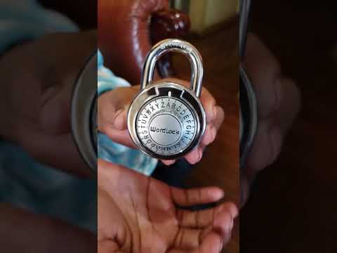 How To Open A WordLock - YouTube