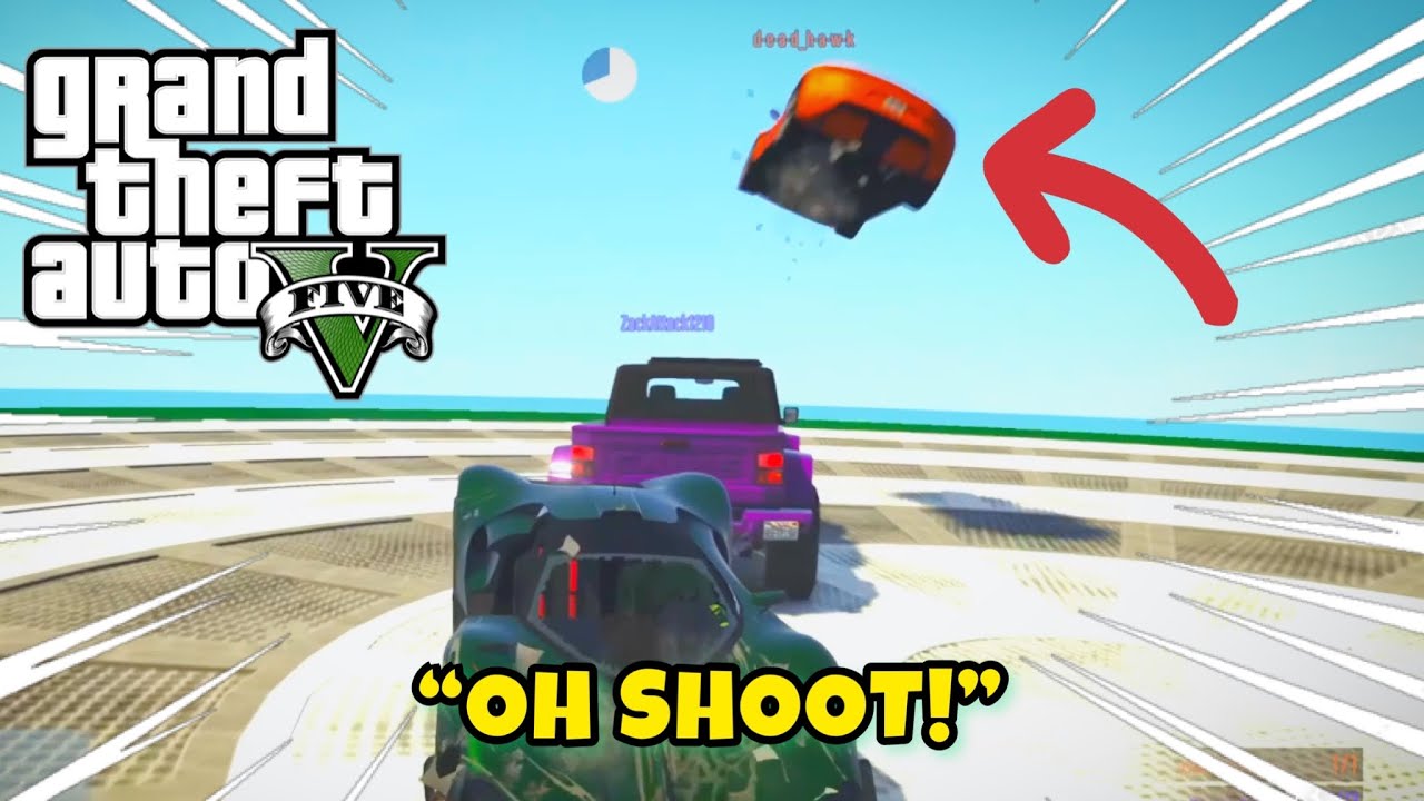 GTA 5 Sumo Funny Moments: Croc Gets LAUNCHED Off The Map - YouTube
