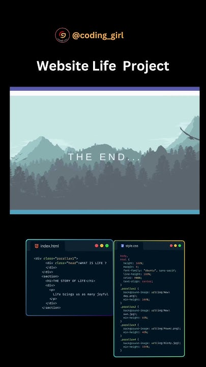 Website Life Project 💥 #shortvideo #codinglover #coder #webdesign #bts #freefire #codingclu ...
