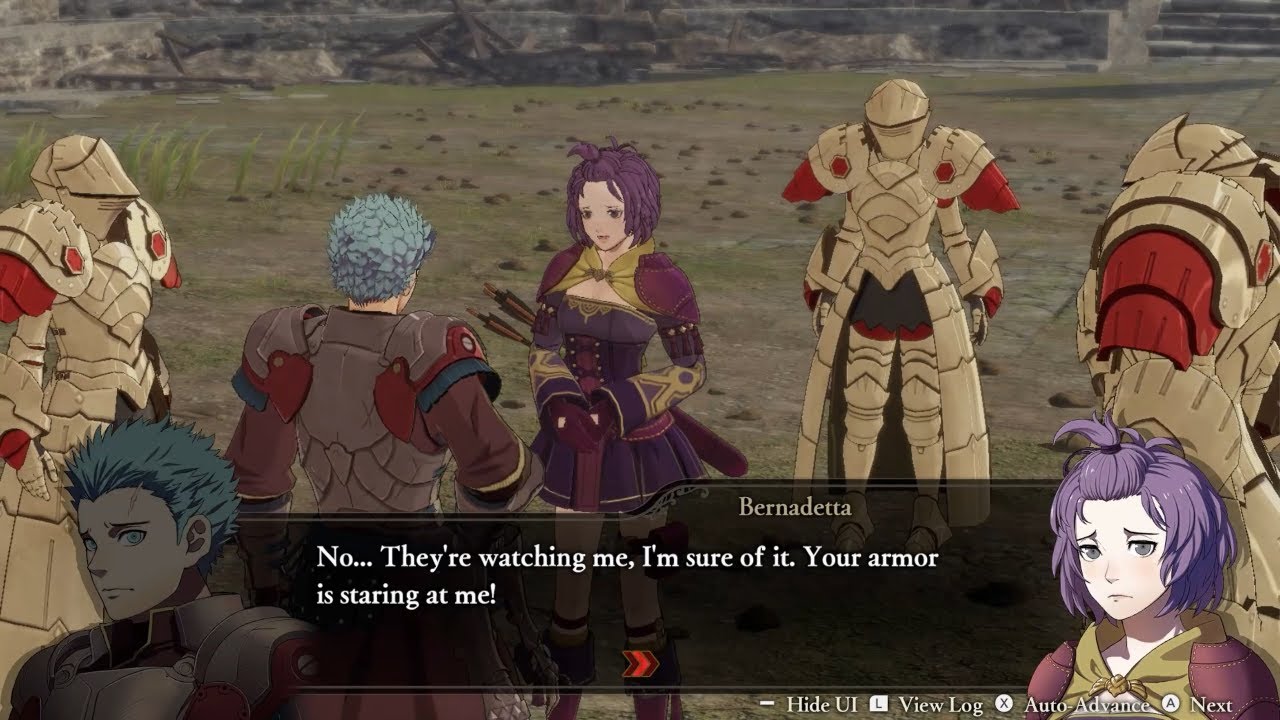 [Fire Emblem Warriors: Three Hopes] Caspar & Bernadetta Support ...