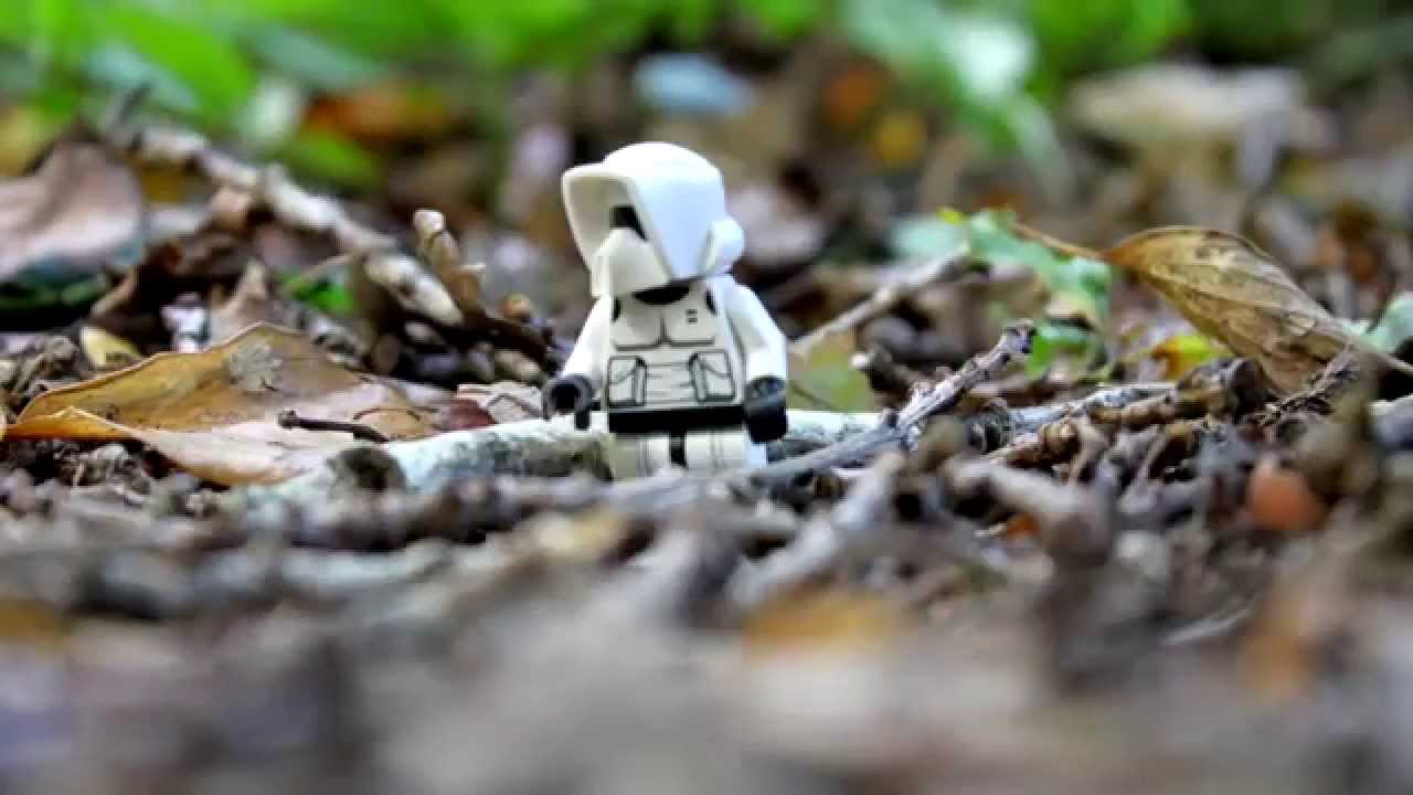 Lego Star Wars Speeder bike chase - YouTube