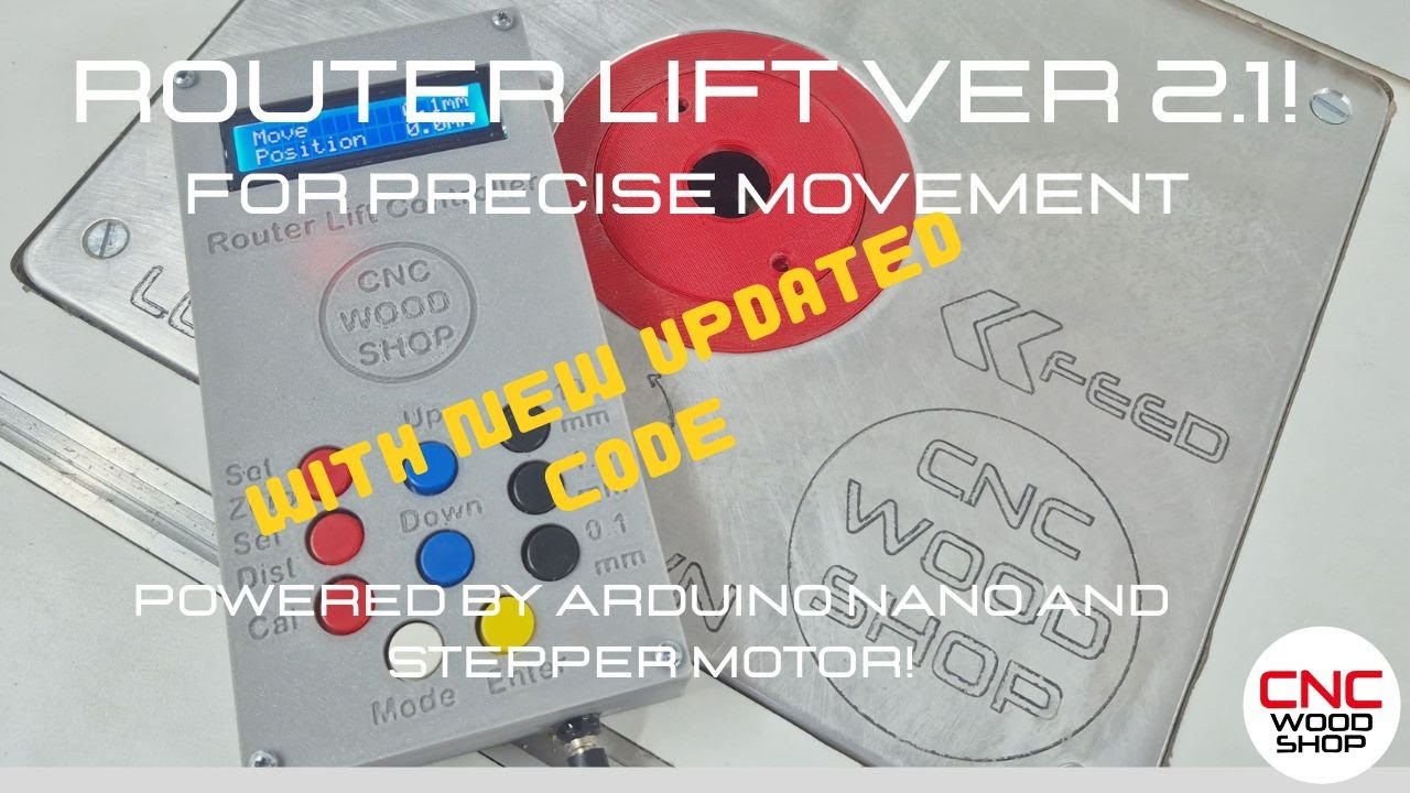 ROUTER LIFT 2.1! Powered by Arduino! Including NEW Code! - YouTube