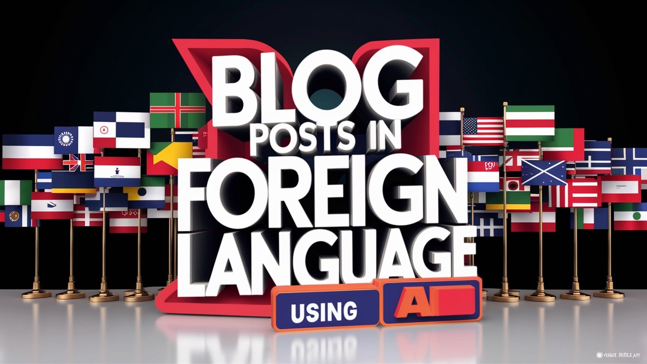Blog Posts in Foreign Language using AI SEO - YouTube