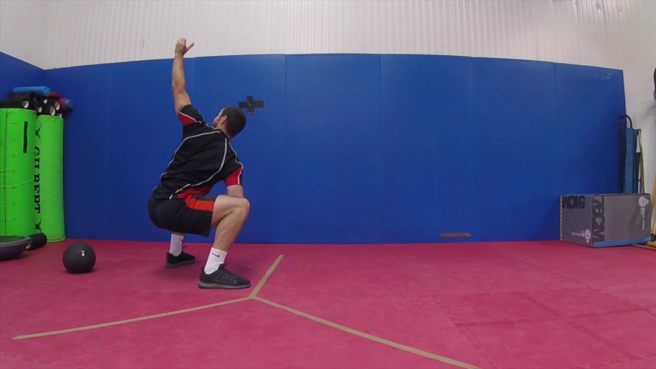 Shin Box Tripod + Lunge + Squat Rotations - YouTube