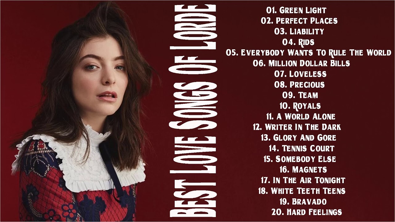 Lorde Greatest Hits Full Album Playlist - The Very Best of Lorde - YouTube