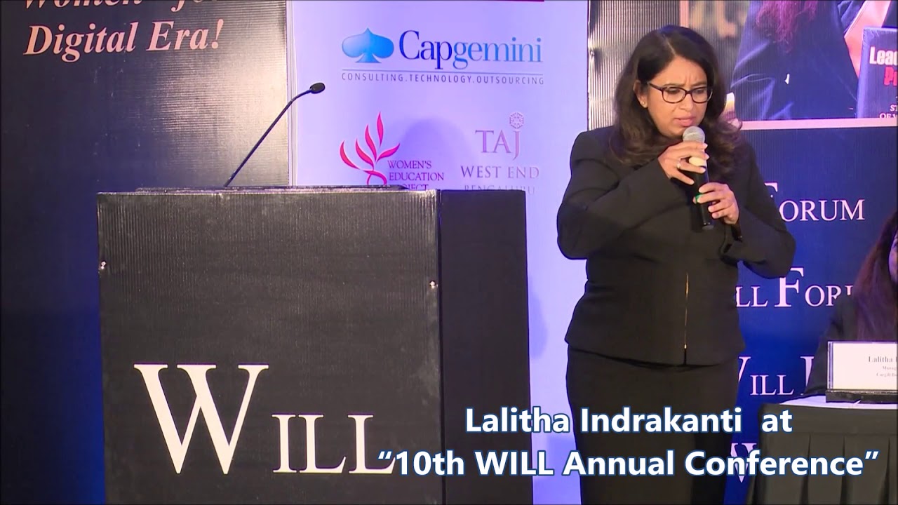 Lalitha Indrakanti at “10th WILL Annual Conference” - YouTube