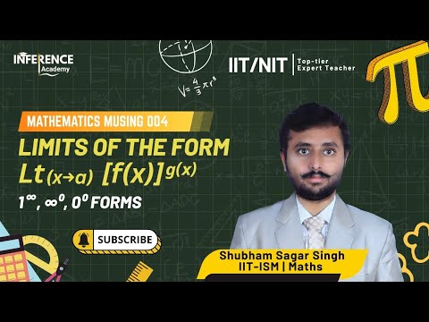 Mathematics Musing 004| Limits of the form 1 to power infinity, 0 to ...