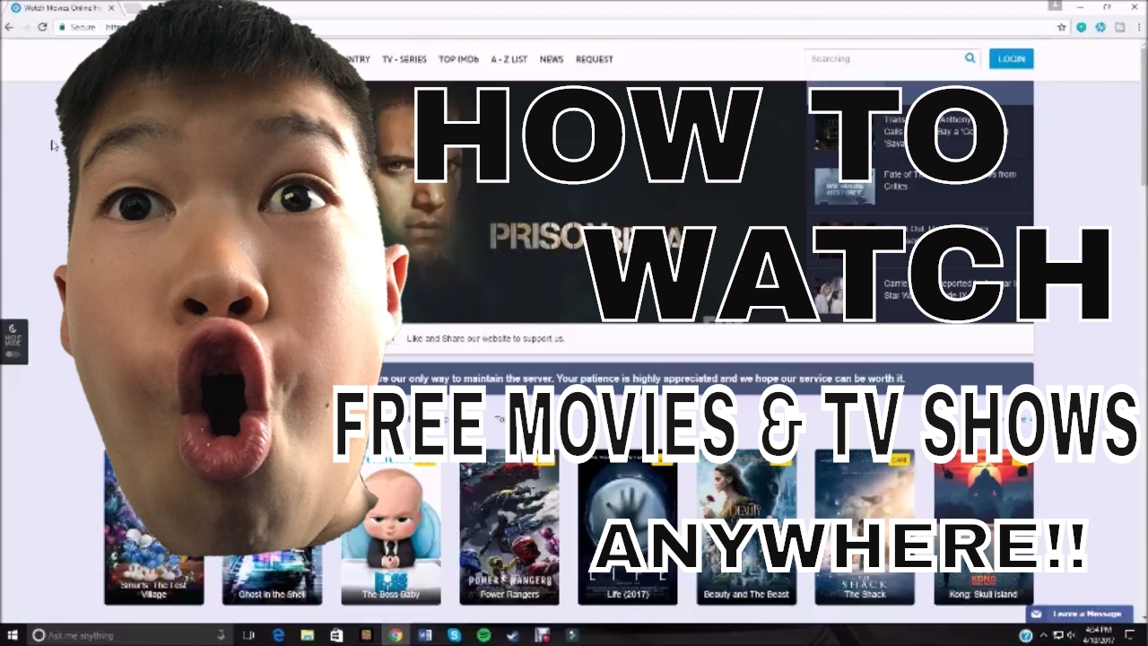 How to Watch Free Movies and TV Shows For Free!!(Computer and Mobile ...