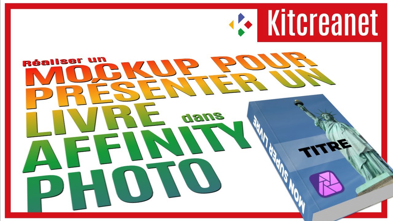 Créer un mockup pour un livre dans Affinity Photo - YouTube