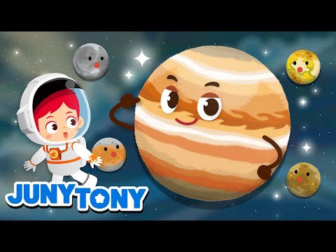 Jupiter | The Biggest Planet | Solar System | Planet Song | Space Song for Kids | JunyTony