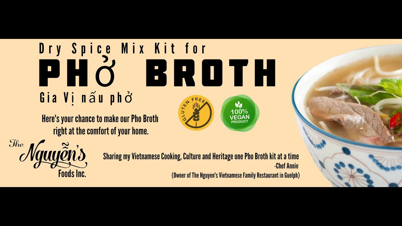 Dry Spice Mix Kit for Pho Broth by Chef Annie | Cooking with The ...