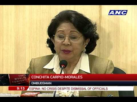 Ombudsman Carpio-Morales to critics: Impeach me - YouTube
