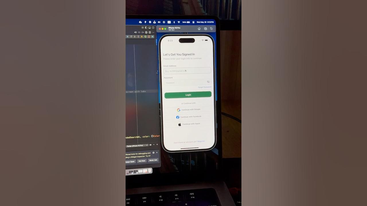Forgot Password Screen UI Design - Flutter #shorts - YouTube