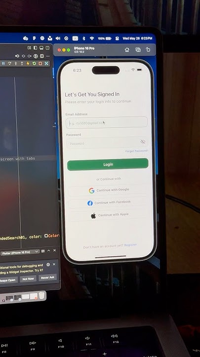 Forgot Password Screen UI Design - Flutter #shorts - YouTube