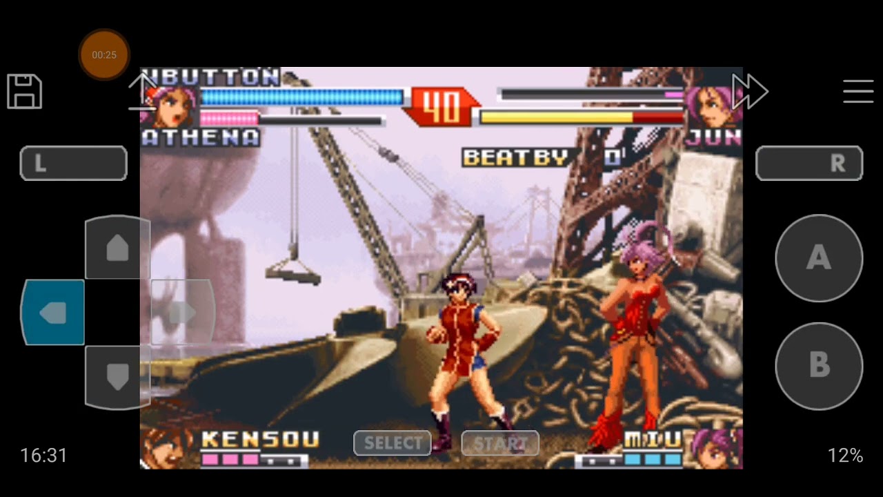 King of Fighters EX2 - Athena vs Jun - YouTube