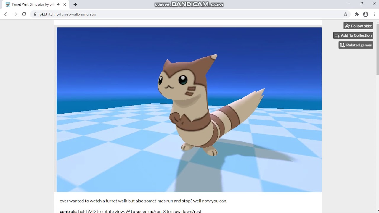 furret walk simulator - YouTube