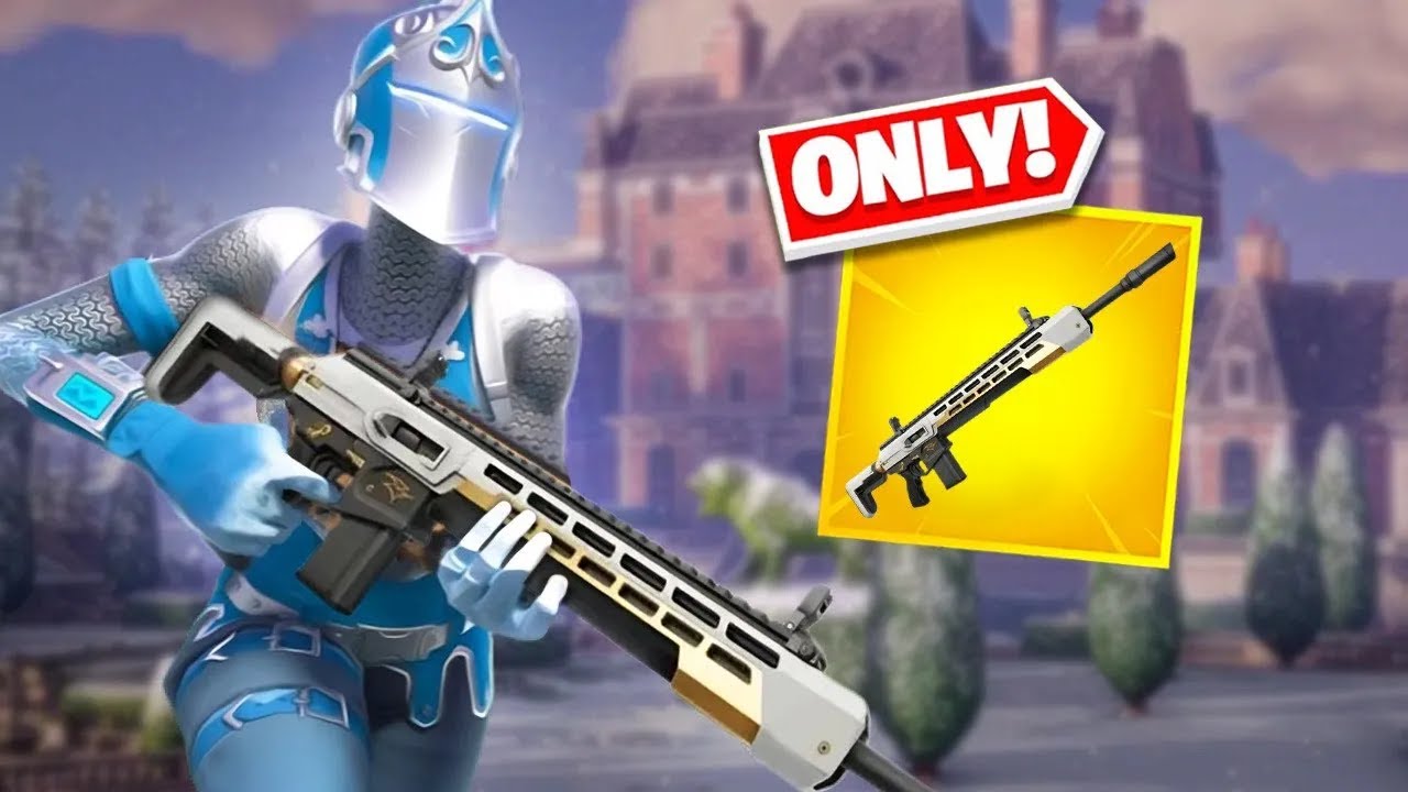 Huntress DMR Only Challenge in Fortnite! - YouTube