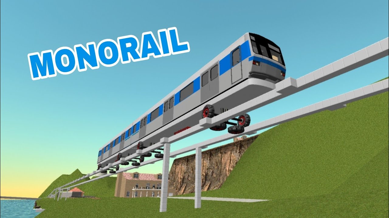 Monorail (Evertech sandbox) at stage and elevated railway - YouTube