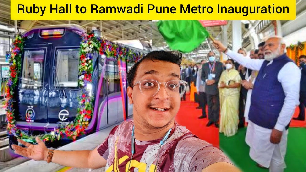 Pune Metro Inauguration : Ruby Hall To Ramwadi | Bhumi Pujan of PCMC to ...