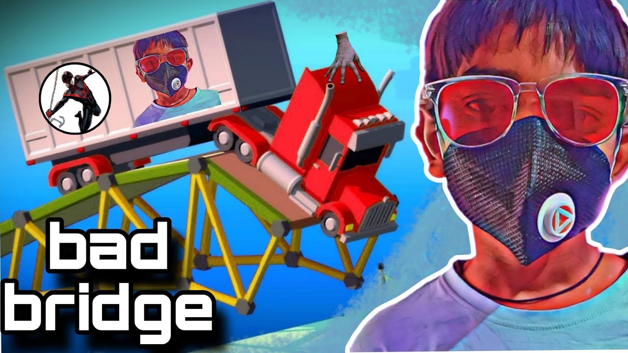 BAD BRIDGE GAMEPLAY IN TILLU YT 4 BSTE GAME OF BAD BRIDGE 😍😍 - YouTube