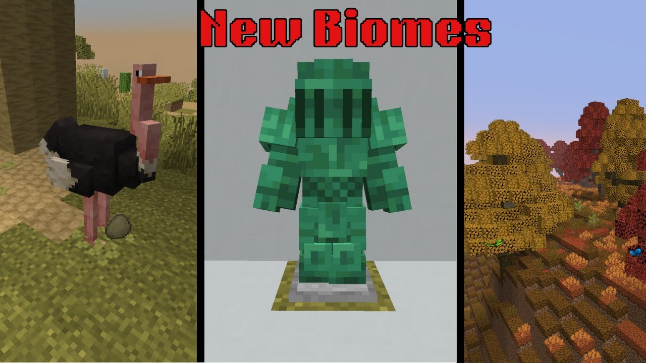 New Biomes Coming To Minecraft With The Block Factory Mod - YouTube