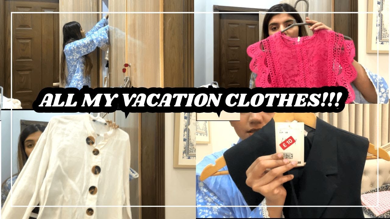 SUMMER VACATION CLOTHES - Vlog - YouTube