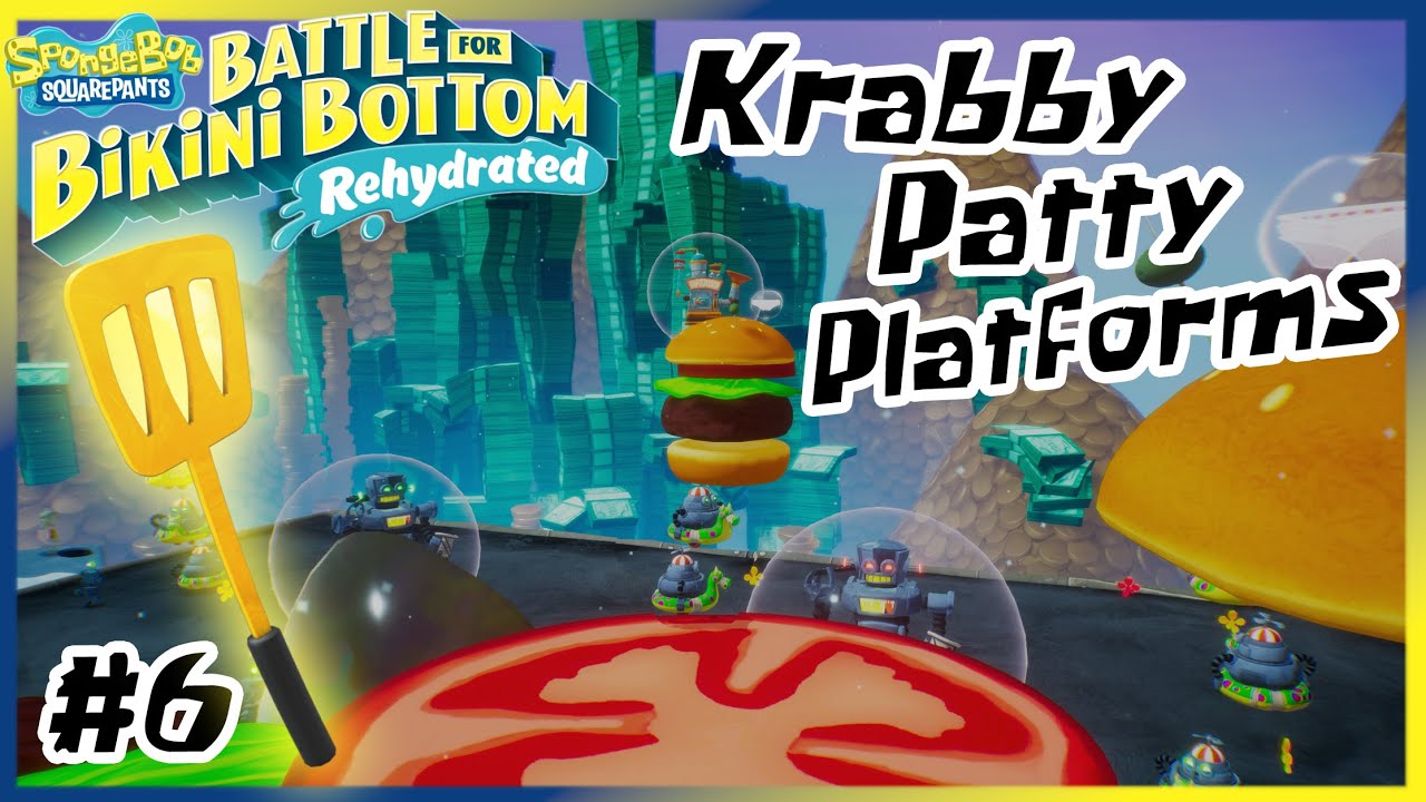 Spongebob's Dream - Krabby Patty Platforms | Spatula #6 | SpongeBob ...