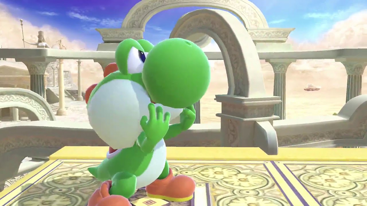 Super smash bros ultimate: Yoshi gameplay at E3 - YouTube