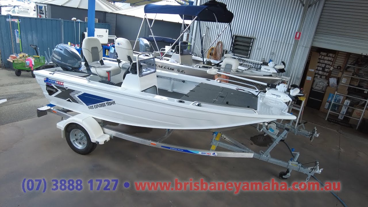 Quintrex F400 Explorer Trophy - the tournament pocket rocket - YouTube