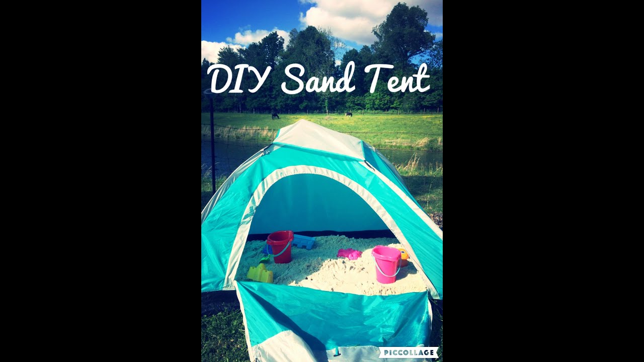 DIY Sand Tent - YouTube