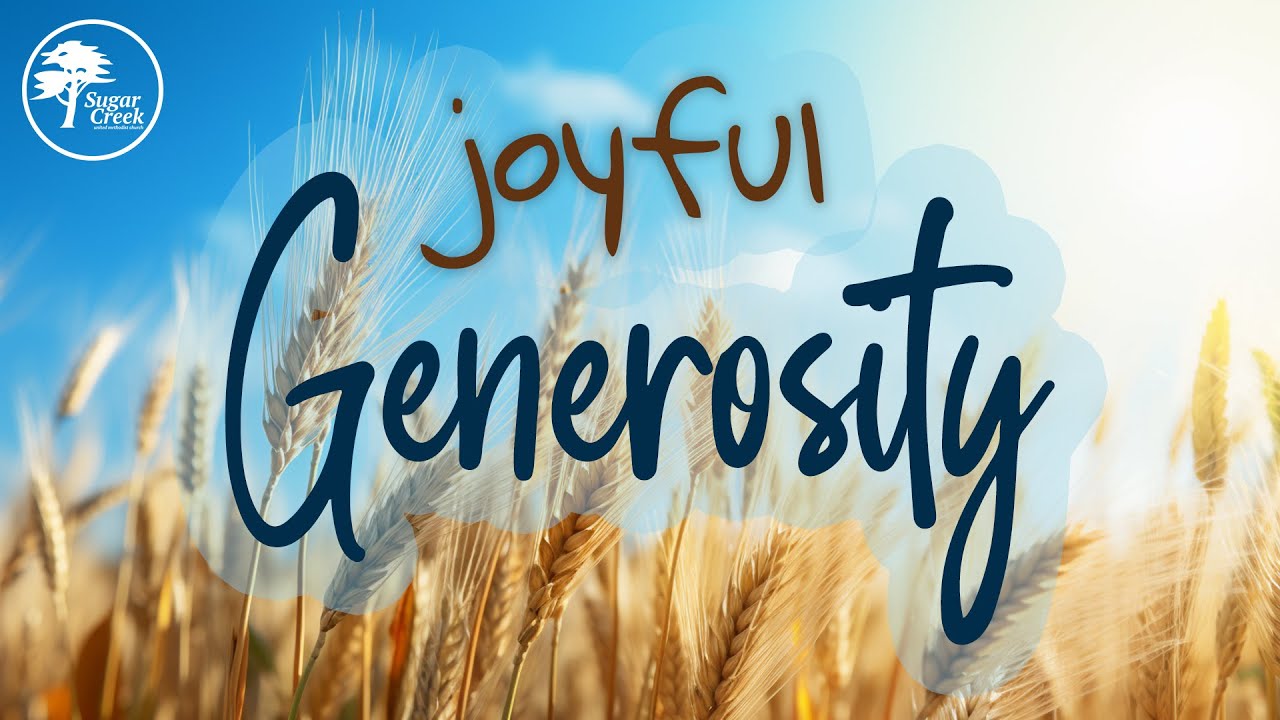 Joyful Generosity - YouTube