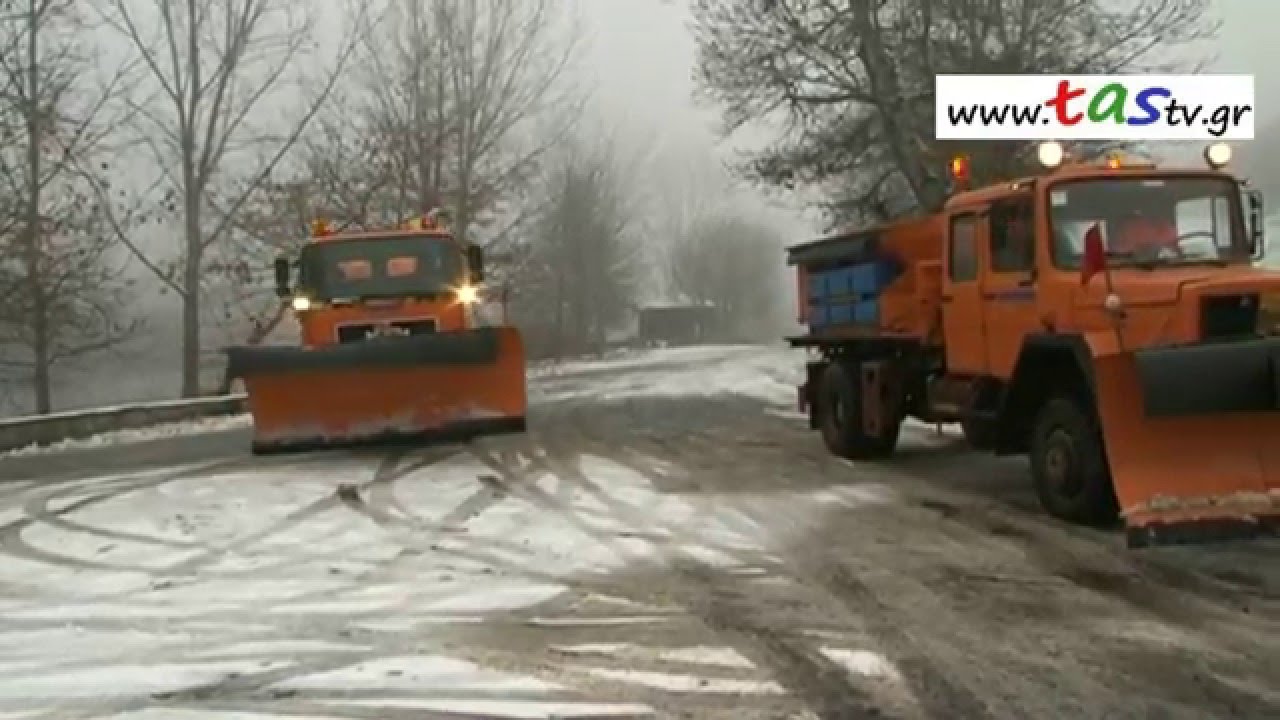 ΧΙΟΝΟΠΤΩΣΗ ΣΤΟ ΟΔΙΚΟ ΔΙΚΤΥΟ ΠΡΟΣ ΤΟΝ Π.ΑΓΙΟ ΑΘΑΝΑΣΙΟ 3-1-2016 - YouTube