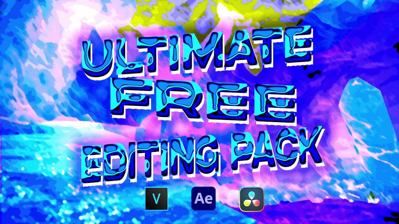 Introducing the BEST FREE EDITING PACK... (Davinci, AE, Vegas) - YouTube